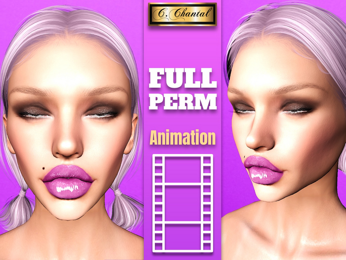 Second Life Marketplace - C.CHANTAL Full Perm Animation #FPA-187 Face ...