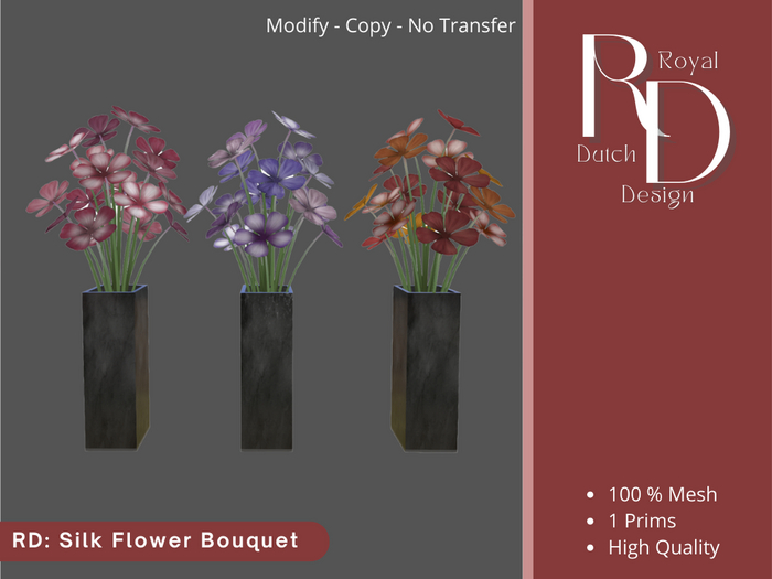 Second Life Marketplace - RD: Silk Flower Bouquet
