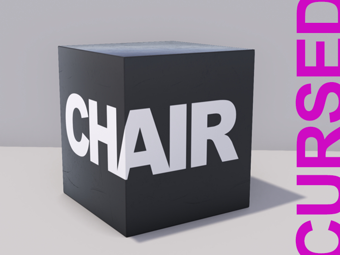 Second Life Marketplace - Cursed // chair Chair - PBR