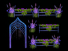 Second Life Marketplace - MC Garden Fantasy Purple Pathway Set