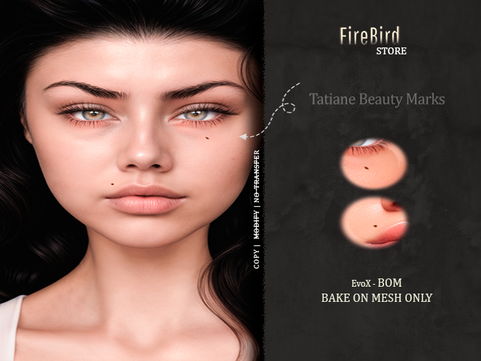 Second Life Marketplace - [FB] - Tatiane Beauty Marks EvoX