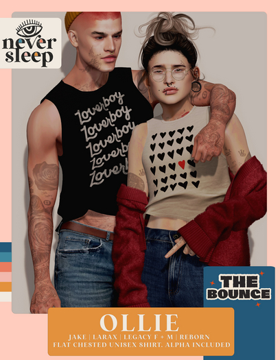Second Life Marketplace - Never Sleep // Ollie Top // Love Pack