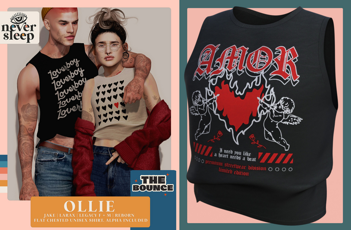 Second Life Marketplace - Never Sleep // Ollie Top // Amor