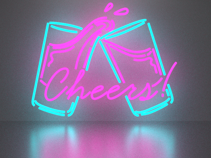 Second Life Marketplace - Cheers neon sign Full Permission