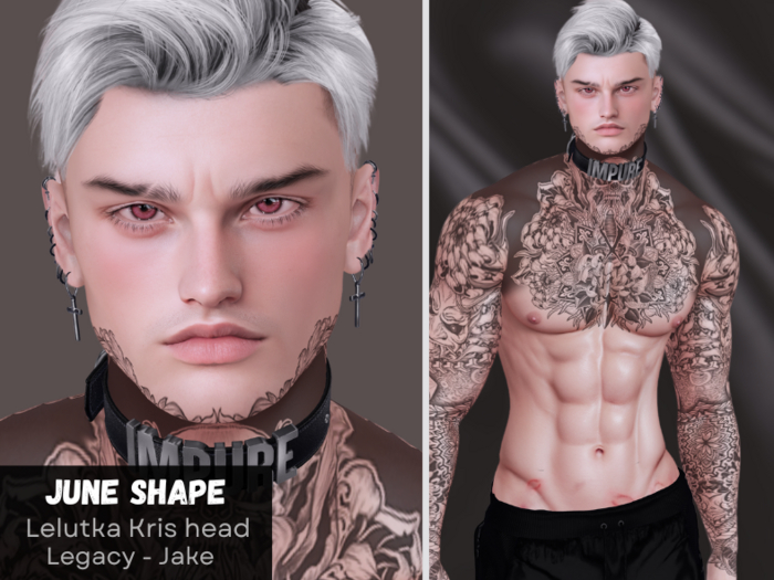 Second Life Marketplace - -[Stanley] June Shape Kris - Lelutka Kris ...