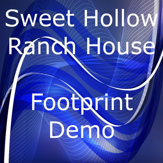 Second Life Marketplace - Sweet Hollow Ranch House Footprint Demo