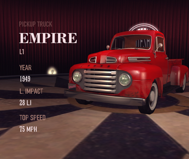 Second Life Marketplace - {Whiteshire} 1949 Empire L1