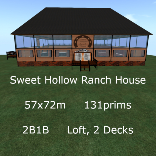Second Life Marketplace - Sweet Hollow Ranch House