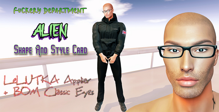 Second Life Marketplace - Alien Camden Te Amo Shape and Style card
