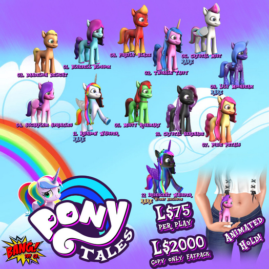 Second Life Marketplace - 02. - BANG! Pony Tales: Twinkle Taffy