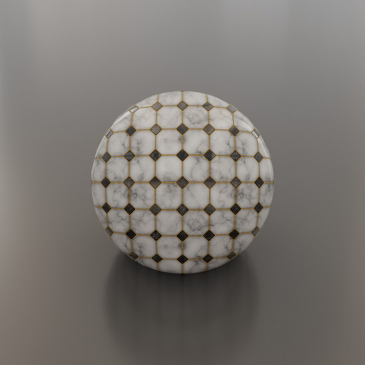 Second Life Marketplace - (TI) PBR (Tiles 1k (Marble, White & Black ...