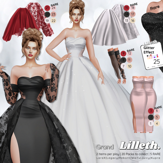 Second Life Marketplace - Lilleth GRAND LARAX NUDE & Sparkle