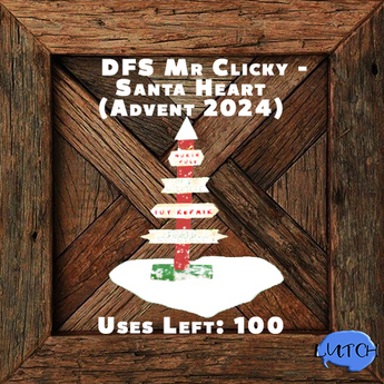 Second Life Marketplace - DFS Mr Clicky - Santa Heart (Advent 2024) UL: 100