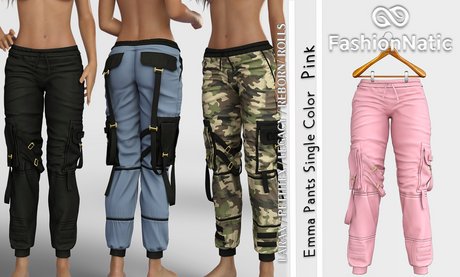 Second Life Marketplace - Pants Emma Pink - Reborn, Legacy, LaraX ...