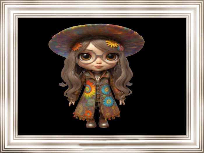 Second Life Marketplace - HB: Hippie Girl Statue FULL PERM