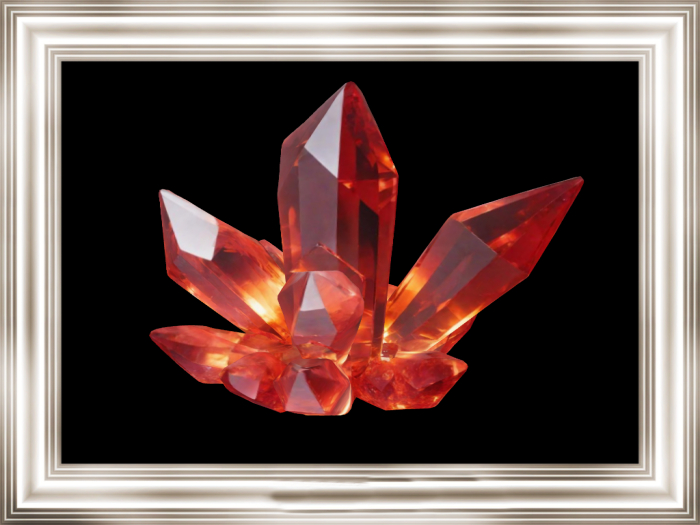 Second Life Marketplace - HB: Luminous Fire Crystal Cluster FULL PERM
