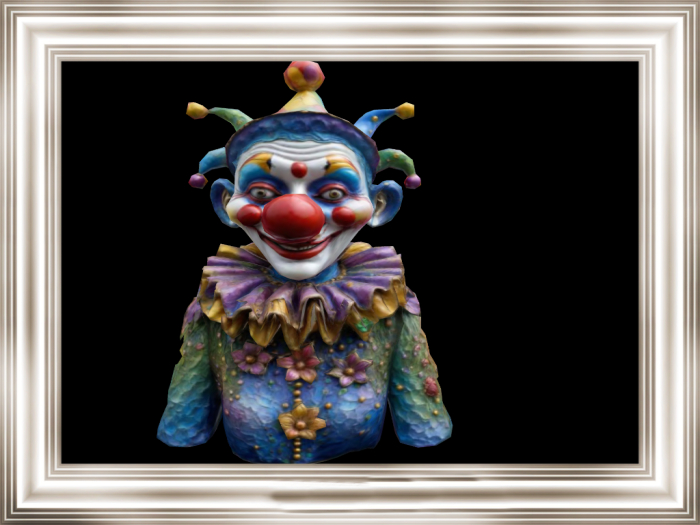 Second Life Marketplace - HB: Clown Bust Statue FULL PERM
