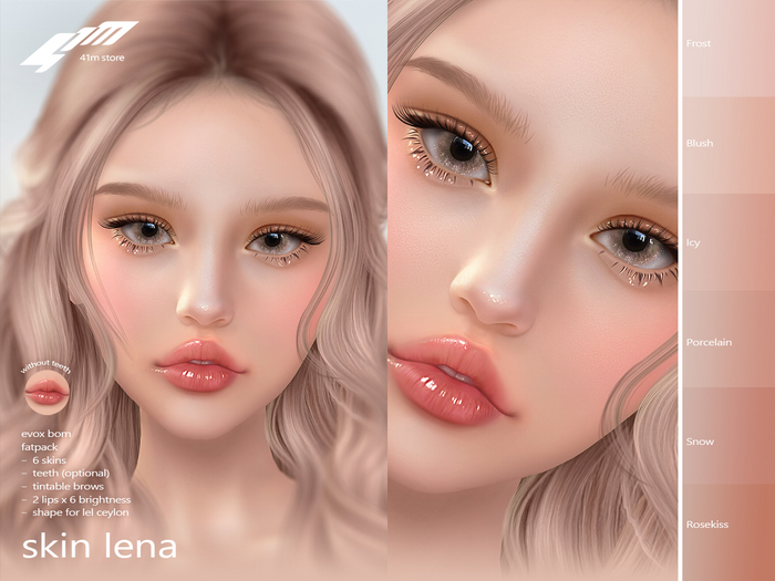 Second Life Marketplace - 41m / Skin Lena / EvoX FATPACK