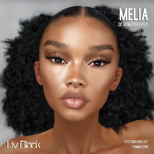 Second Life Marketplace - Melia Skin - EvoX Head - Praline Tone