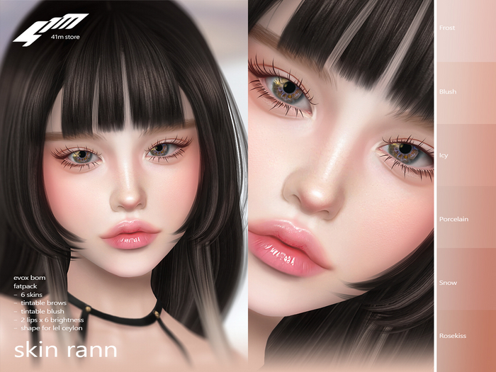 Second Life Marketplace - 41m / Skin Rann / EvoX FATPACK