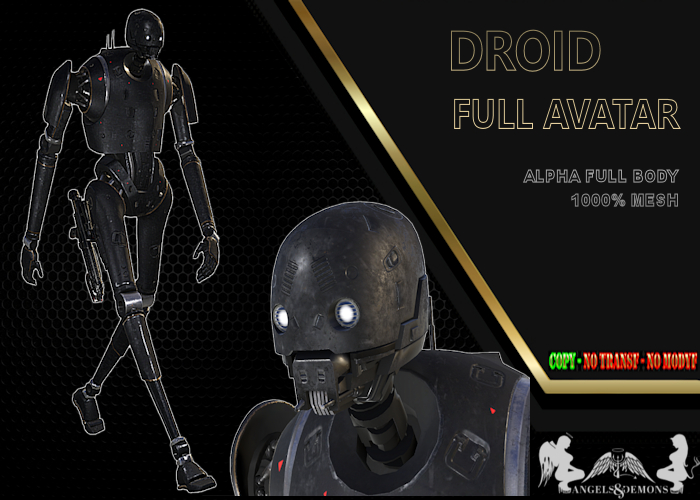 Second Life Marketplace - A&D Droid K-2SO Full Avatar
