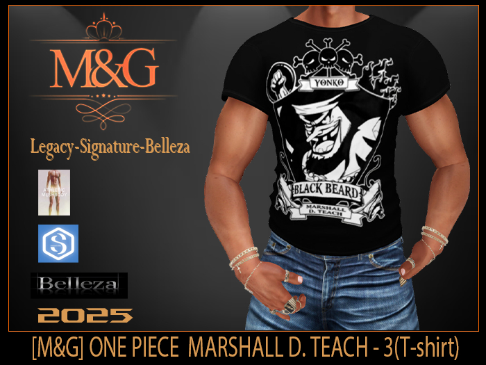 Second Life Marketplace - [M&G] ONE PIECE MARSHALL D. TEACH - 3
