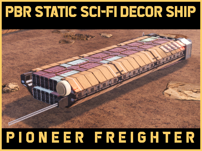 Second Life Marketplace - [GBD] - Pioneer Freight Static PBR Ship
