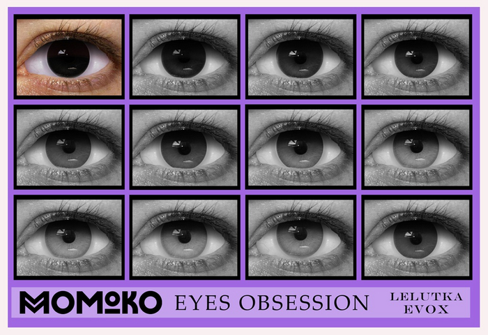 Second Life Marketplace - [Momoko] - Eyes Obsession Lelutka Evox // Demo