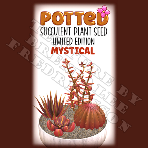 Second Life Marketplace - Potted: Succulent Plant Seed: LE Mystical