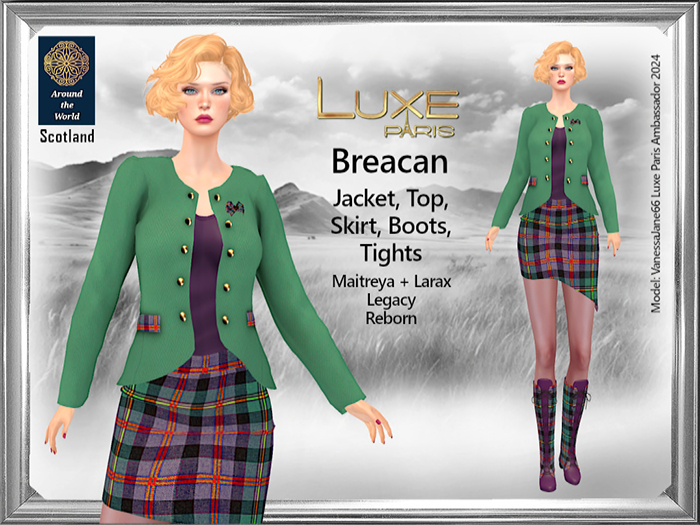 Second Life Marketplace - LUXE Paris BREACAN Womens Ensemble