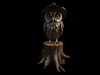 Second Life Marketplace - HB: Witch Owl Tree Stump FULL PERM