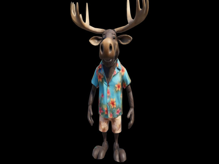 Second Life Marketplace - HB: Tropical Moose Statue FuLL PERM