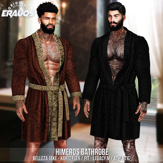 Second Life Marketplace - [ ERAUQS ] - Himeros Bathrobe - Fatpack