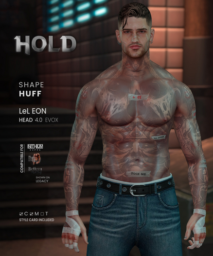 Second Life Marketplace - HOLD SHAPES - Huff - Shape LeLUTKA Eon 4.0 ...