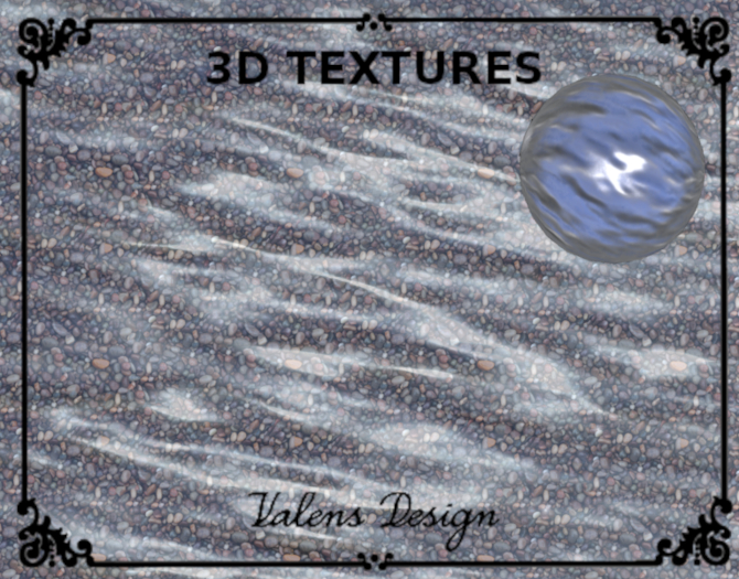 Second Life Marketplace - 6 Seamless PBR Materials realistic water ...