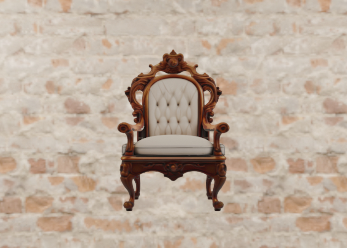 Second Life Marketplace - Rolling chair_Neo-classical_Bohemian_textured