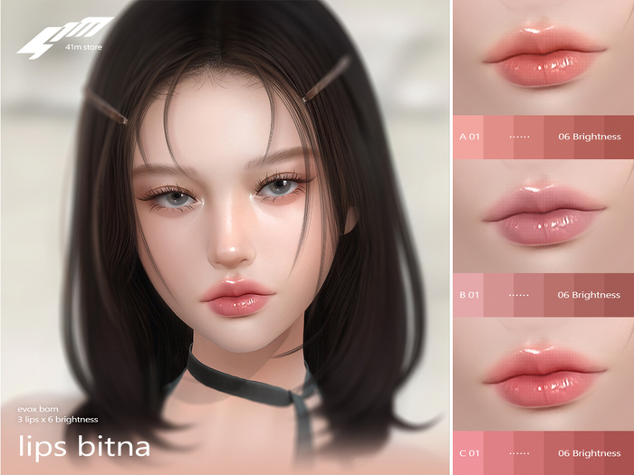 Second Life Marketplace - 41m / Lips Bitna / EvoX: 18 Colors