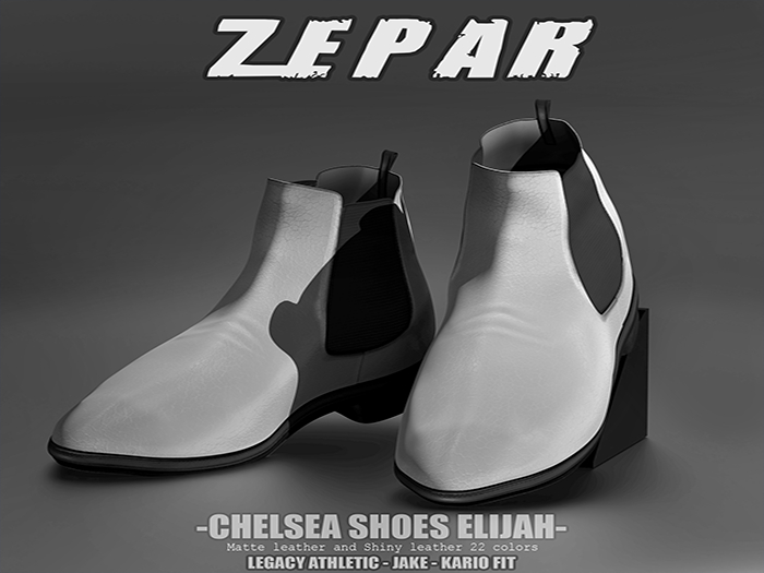 Second Life Marketplace - ZEPAR // CHELSEA SHOES ELIJAH // DEMO