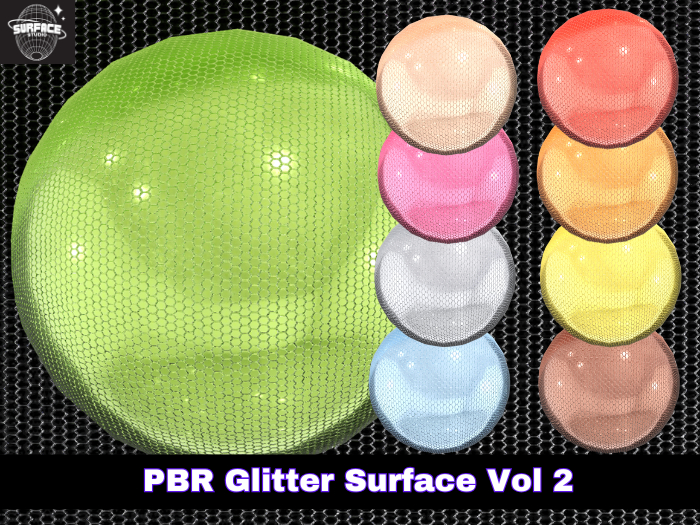 Second Life Marketplace - PBR Glitter Surface Vol. 2 – Shine Like Never ...