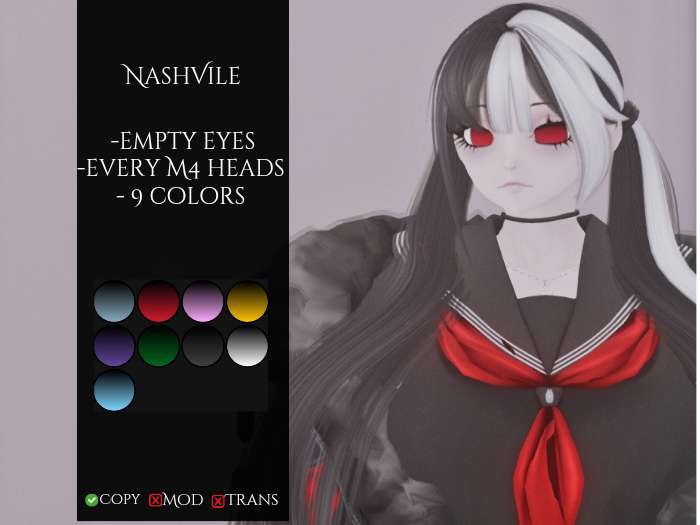 Second Life Marketplace - NashVile - Empty eyes