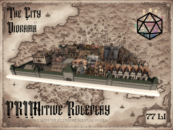 Second Life Marketplace - PRIMitive Roleplay - Diorama The City