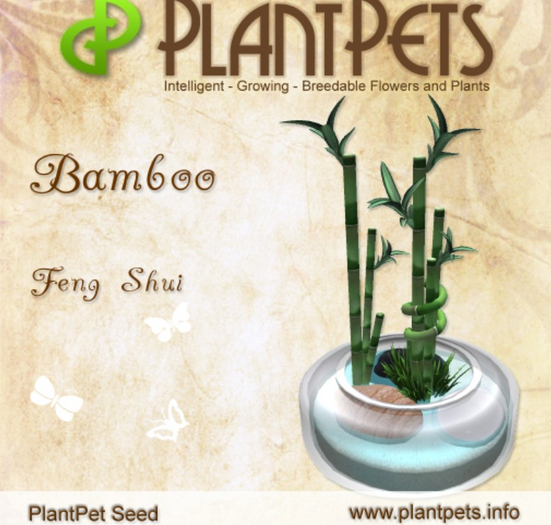 Second Life Marketplace - PlantPet Seed [Bamboo *Feng Shui*]