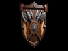 Second Life Marketplace - HB: Axe Shield Wall Decor FuLL PERM