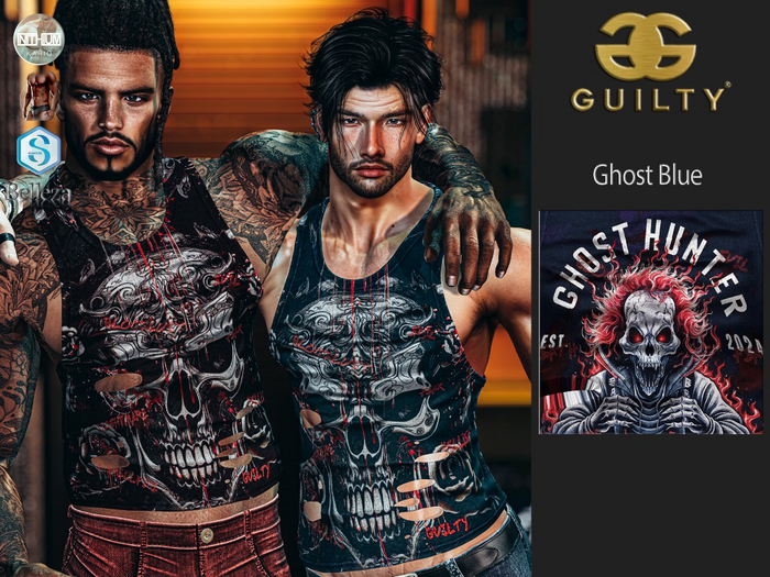 Second Life Marketplace - Guilty 172 Fear-11 Ghost Blue