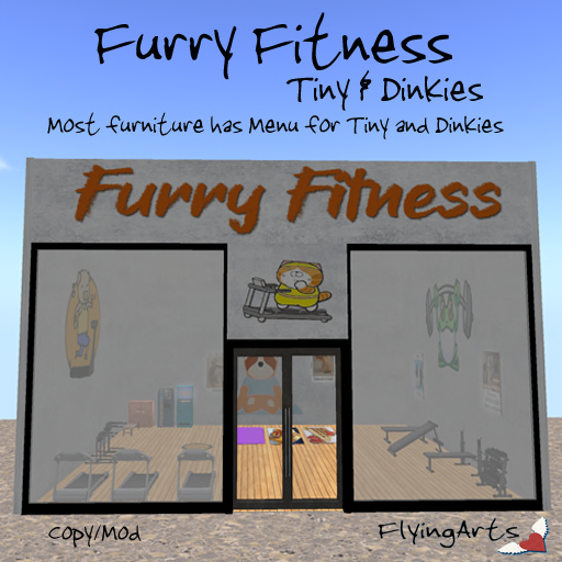 Second Life Marketplace - !FA! Furry Fitness Set Tiny Dinkies