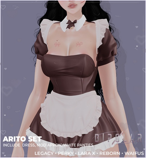 Second Life Marketplace - Bipolar - Arito Set - Mocha