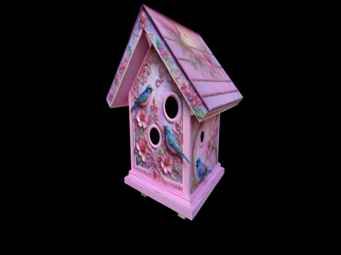 Second Life Marketplace - HB: Pink Bird House FuLL PERM