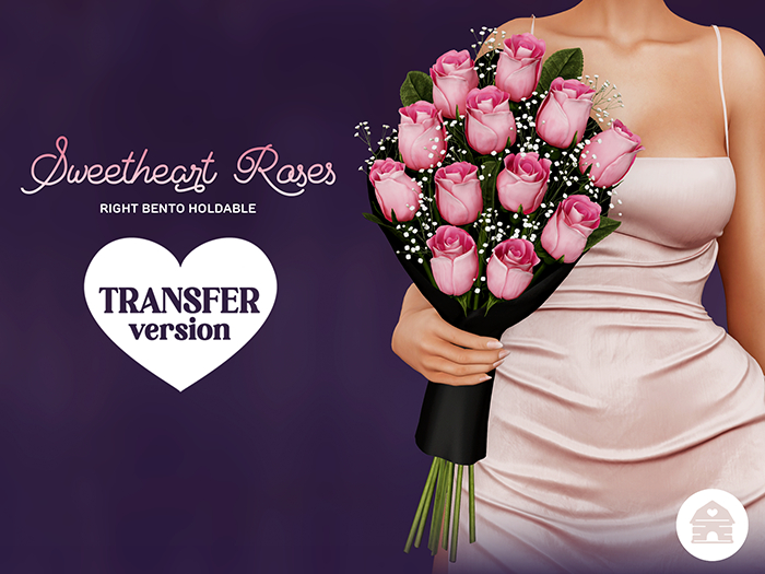 Second Life Marketplace - hive // sweetheart roses . pink . transfer