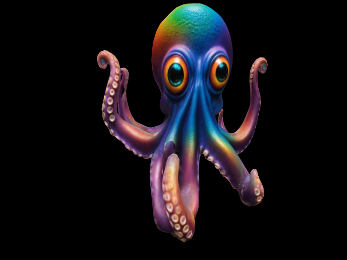 Second Life Marketplace - HB: Rainbow Octopus FULL PERM