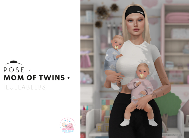 Second Life Marketplace - CIELO STUDIO - Pose MOM OF TWINS (Lullabeebs)